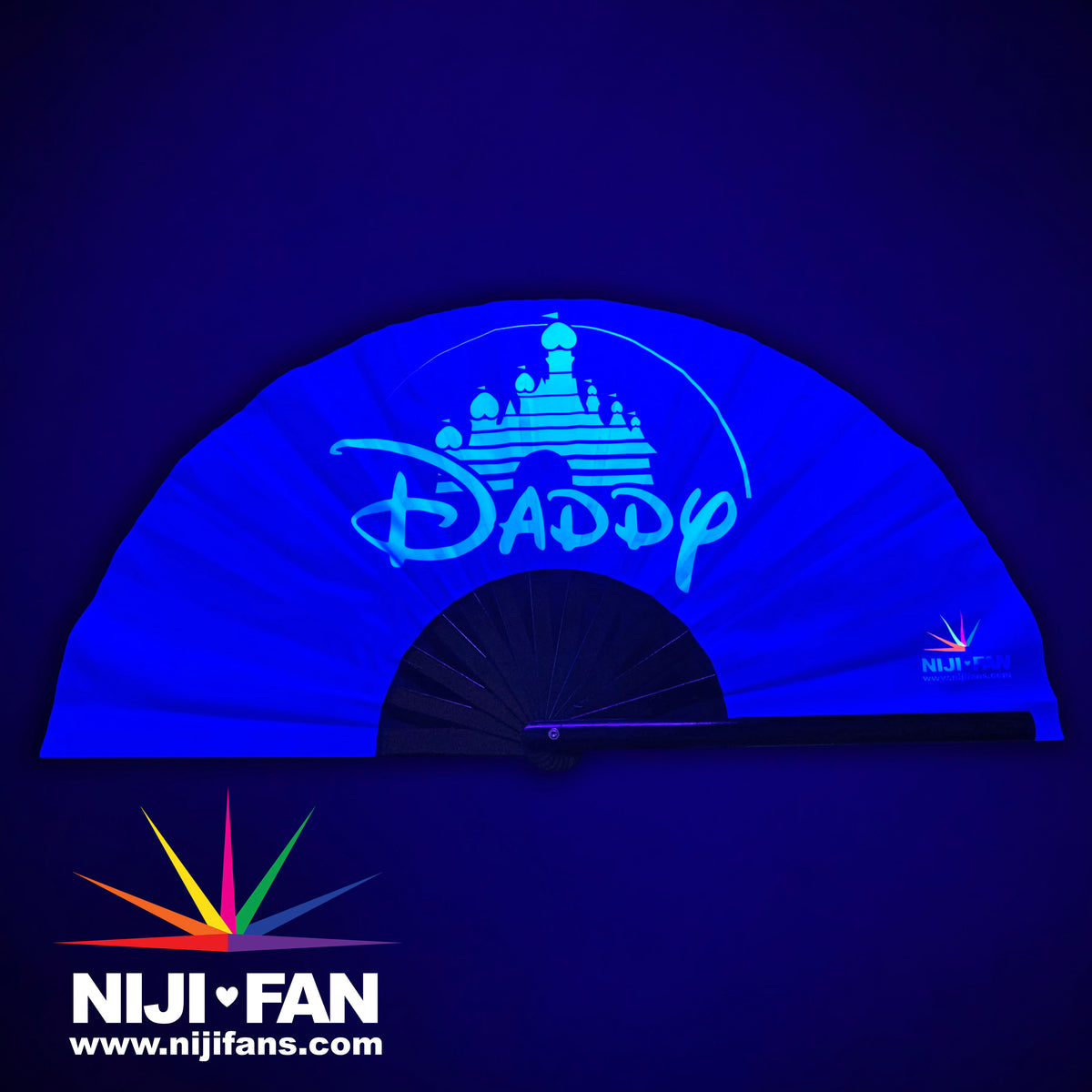 Daddy Print Clack Fan *Blacklight Reactive* – Niji Fans