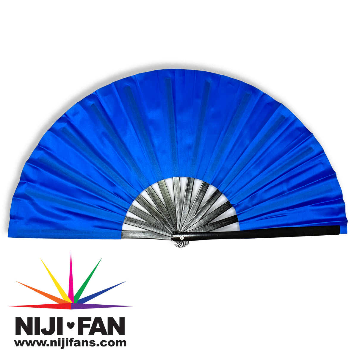 Blue Clack Fan *Black Light Reactive* – Niji Fans