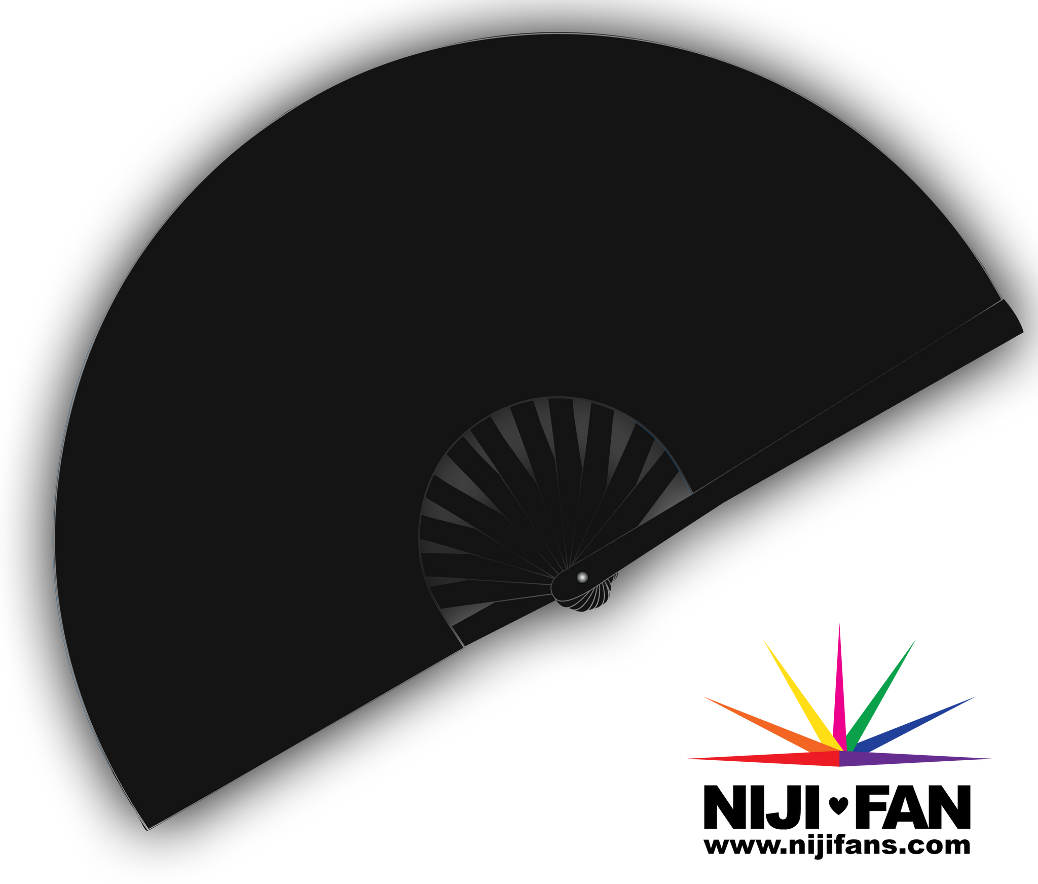 Black Clack Fan – Niji Fans