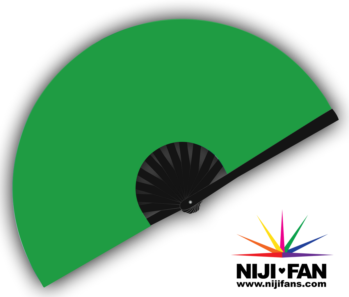 Green Clack Fan – Niji Fans