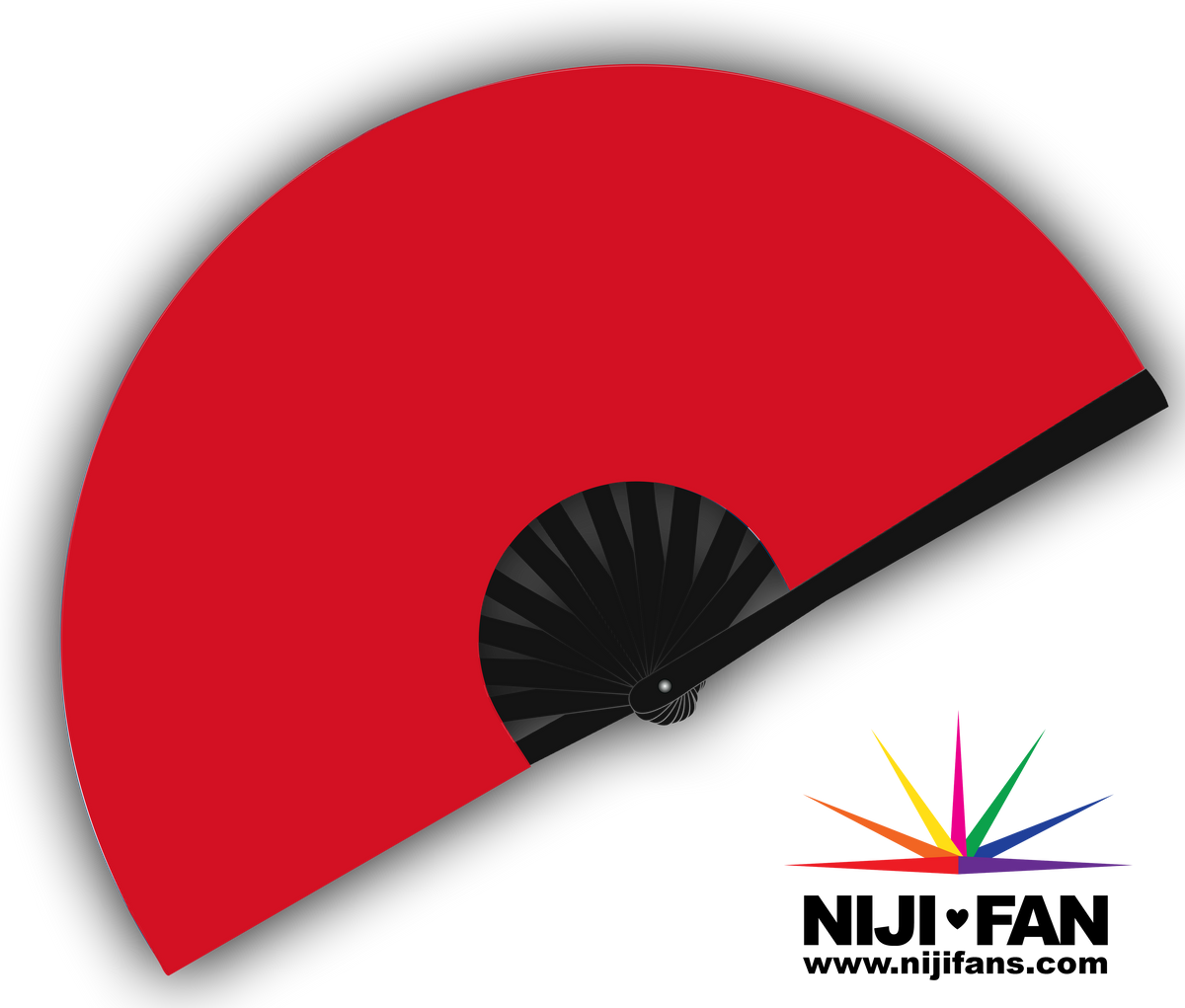 Red Clack Fan *Blacklight Reactive* – Niji Fans