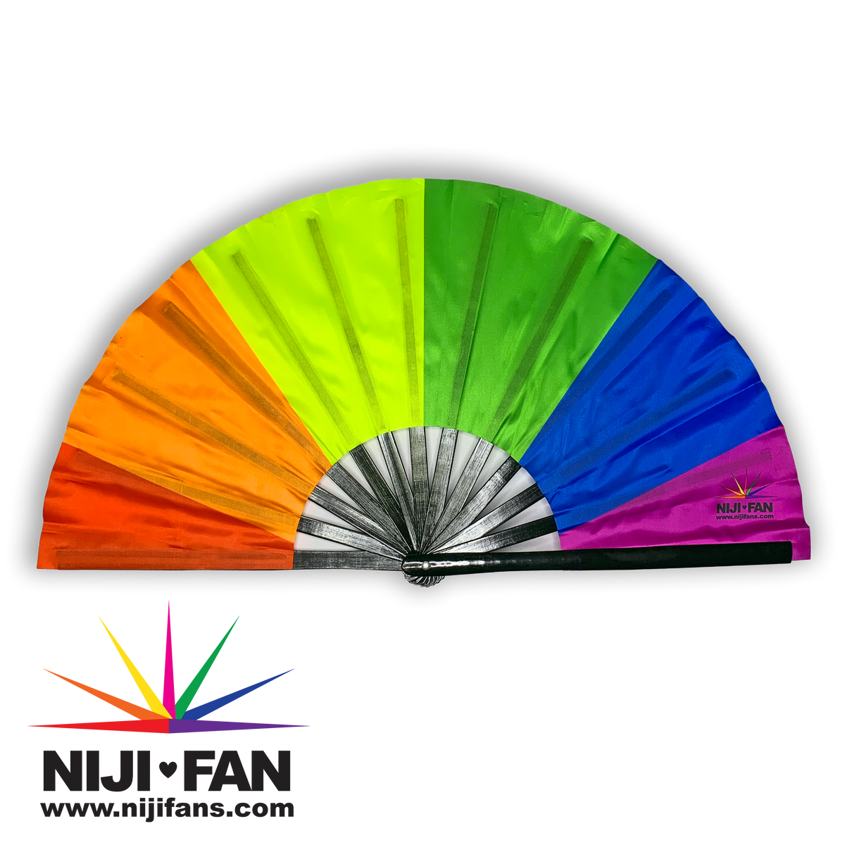 Pride Clack Fan *Black Light Reactive* – Niji Fans